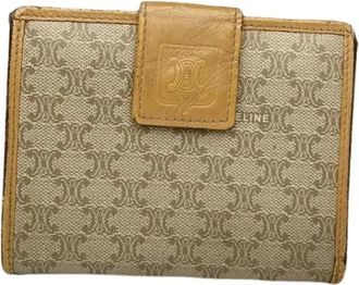 Celine Portefeuille Triomphe Pre-owned - Femme - Pre-owned - Beige - Taille: ONE Size