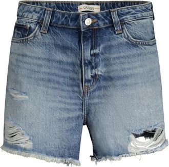 Guess Femme, Shorts, Bleu, Taille: W24 Denim Shorts