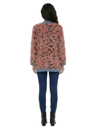 Dolce & Gabbana Womens Multicolor Polyester Biker Jacket Clothing