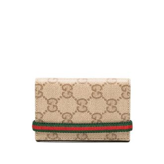 Gucci GG Supreme Web Cardholder