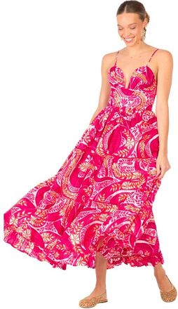Poupette St Barth Femme, Robes, Multicolore, Taille: 40 FR Maxi Dress