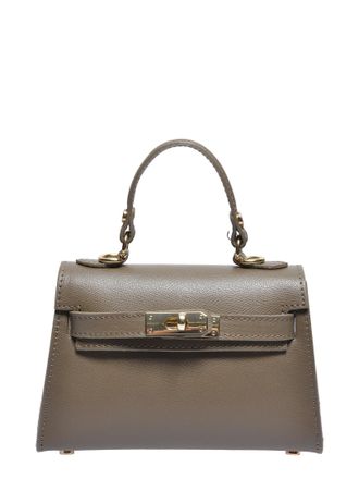 Isabella Rhea Beige Rindsledertasche