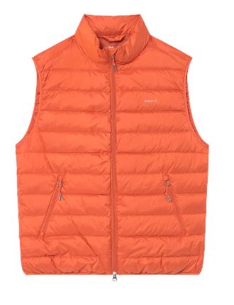 GANT Herren Light Down Vest Weste, DEEP ORANGE, L EU
