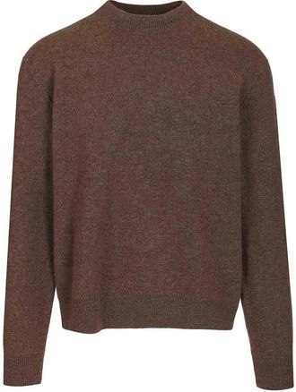 Acne Studios Pull Col Rond - Marron