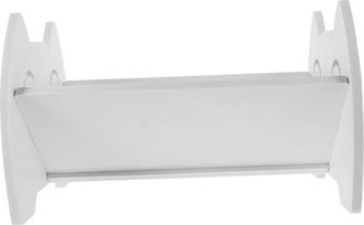 DOITOOL Multifunktionaler Buchhalter Weiß Desktop Buchstütze Kompakter Platzsparender Schreibtisch Organizer mit Großer Kapazität für Büro und Kinderzimmer