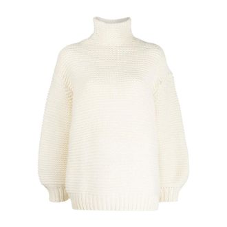Proenza Schouler Femme, Pulls, Beige, Taille: 42 FR Pull à col roulé en grosse maille