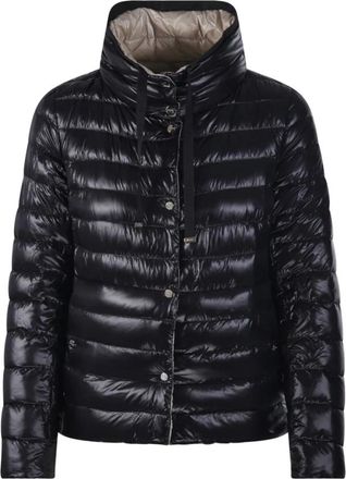 Herno Femme, Vestes, Noir, Taille: 38 FR Reversible Down Jacket