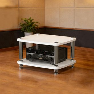 Generic HiFi Regal Audio-Rack, Druckerst&auml;nder, AV-Medienst&auml;nder mit sto&szlig;d&auml;mpfenden Fu&szlig;rasten, Audio-Rack-Tower, CD-Player-St&auml;nder for Zuhause/B&uuml;ro/Audio-Video