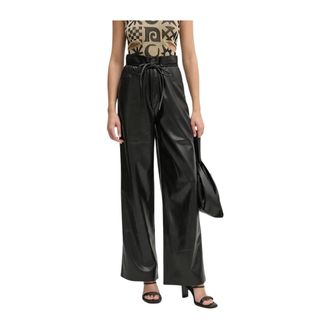 Nanushka Femme, Pantalons, Noir, Taille: 34 FR Sato Wide Pantalons