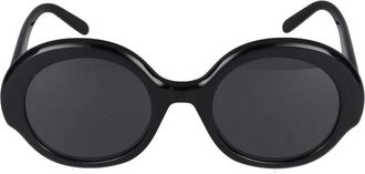 Loewe Lunettes de soleil rondes fines - unisex - Accessoires - Noir - Taille: 52 MM