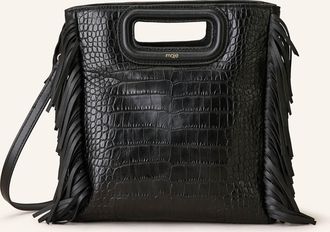 Maje Schultertasche schwarz