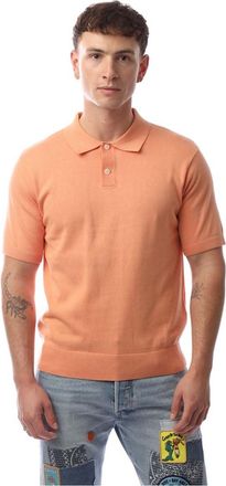 Levi's Mens Sweater Knit Polo Neutrals, Peach Bloom, Small
