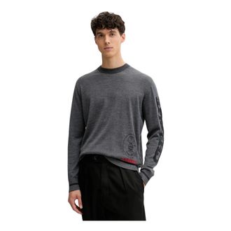 Iceberg Rundhals-Strickpullover - - Knitwear - Herren - Grau - XL