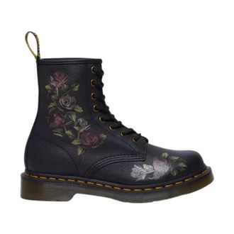 Dr. Martens Verwelkte Rosen Klassische Lederstiefel - - Shoes - Damen - Schwarzk - 39 EU