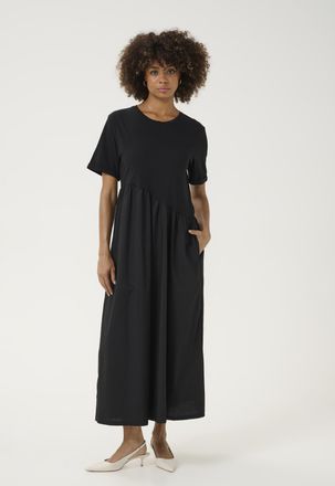 Culture Kleid Lockere Passform Schwarz black