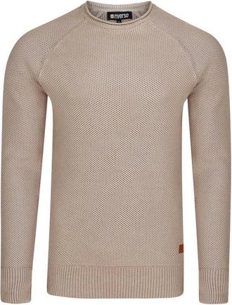 Riverso Sweatshirt Herren Rundhals Pullover RIVElias Regular Fit Basic Longsleeve Shirt aus 100% Baumwolle