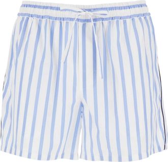 Dolce & Gabbana Homme, V&ecirc;tements de nuit et de d&eacute;tente, Multicolore, Taille: XL Bermuda en popeline ray&eacute;e