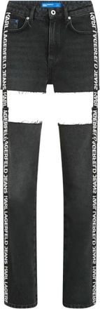 Karl Lagerfeld Femme, Jeans, Noir, Taille: W26 L30 Slim Jeans