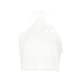 Sir. Klara Floral-embroidered Top