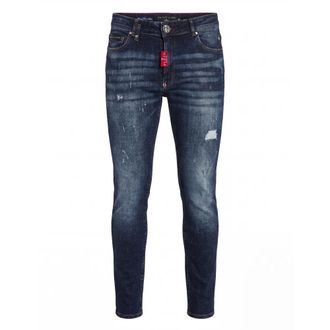 Philipp Plein Herren, Jeans, Blau, W33Gr&ouml;&szlig;e