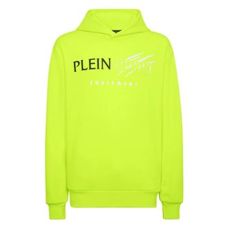 Plein Sport Homme, Sweatshirts et sweats &agrave; capuche, Vert, Taille: S SweaT-shirt &agrave; Capuche Scratch