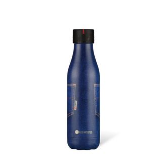 Les Artistes Paris LES ARTISTES Paris A-2070 BottleUp Thermosflasche, 500 ml, BPA-frei, wiederverwendbar, h&auml;lt 12h warm und 24h kalt, Edelstahl, Taschendesign, Blau