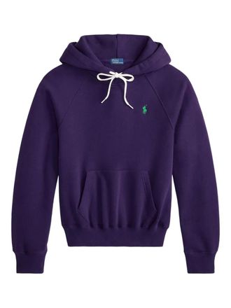 Polo Ralph Lauren Hoodie mit Logo-Stickerei - Violett