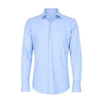 Caliban Chemise habill&eacute;e &agrave; manches longues - Homme - Chemises - Bleu - Taille: S