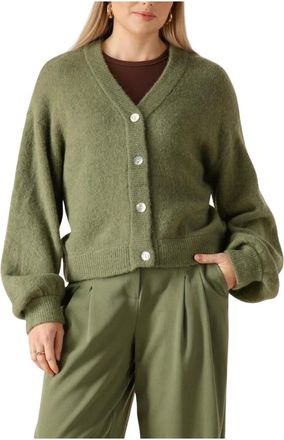 Moss Copenhagen Damen, Strickwaren, Gr&uuml;n, M/LGr&ouml;&szlig;e