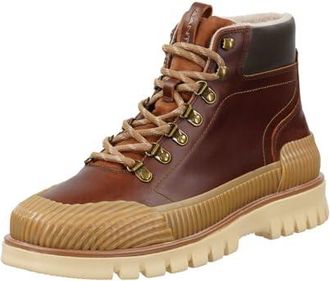 GANT 31641108/G45 Bottes avec doublure chaude en cuir et synthétique pour homme Marron, marron, 45 EU