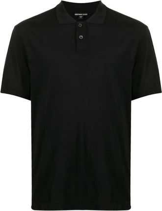 James Perse Homme, Tops, Noir, Taille: S Lotus Polo