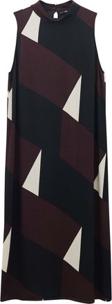 someday Damen Midikleid | Printkleid QHIA aus Ecovero Viskose Plum, 34