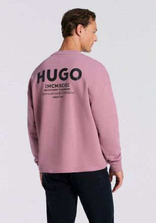 HUGO BOSS Sweatshirt Naviu mit R&uuml;ckendruck