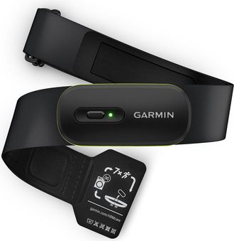 Garmin HRM 600 - Herzfreqzenz-Brustgurt zur Messung von präzisen Herzfrequenz- und HFV-Daten, Schritten, Geschwindigkeit und Distanz, bis zu 2 Monate Akkulau