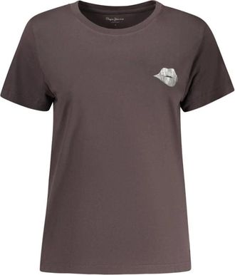 Pepe Jeans London Cotton T-Shirt - - Tops - Damen - Schwarzk - XS