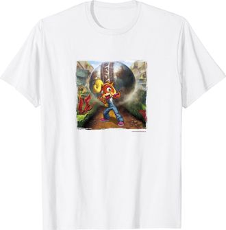 Crash Bandicoot Retro Coco Bandicoot Action Selfie Vignette T-Shirt