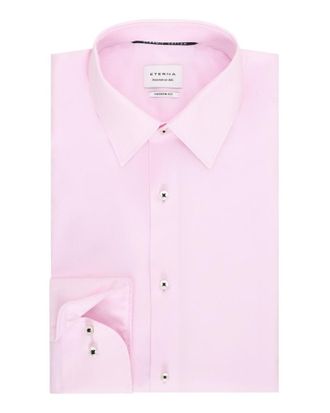 Eterna B&uuml;gelfreies Hemd aus Baumwolle mit Kentkragen, Modern Fit in