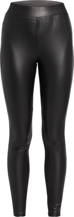 Only Leggings In Lederoptik schwarz
