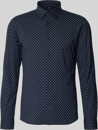 HUGO BOSS Slim Fit Businesshemd aus Baumwoll-Mix Modell P-ROAN-K-F-261