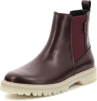 Kickers Damen Deckfit Chelsea-Stiefel, bordeaux, 38 EU