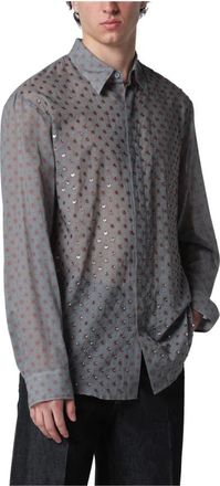 Dries Van Noten Homme, Chemises, Gris, Taille: S Shirt Coupe Standard