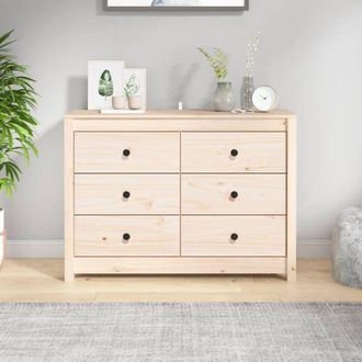 vidaXL Armoire lat&eacute;rale 100x40x72 cm Bois de pin massif