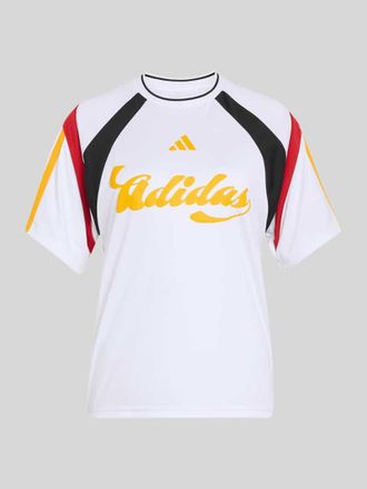 adidas Relaxed Fit Sport-T-Shirt mit Label-Print
