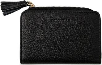 Coccinelle portefeuille à détail de pompon - Noir