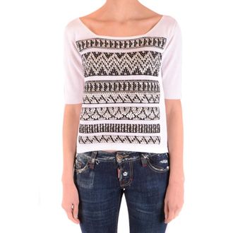 D.exterior Damenbekleidung T-Shirts Tops 42374 Azteco - - Blouses & Shirts - Damen - Wei&szlig; - XS