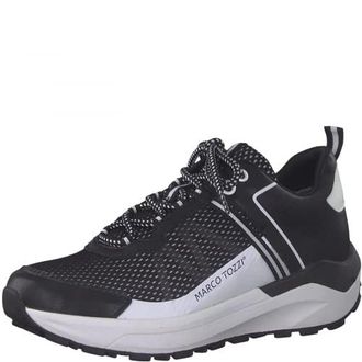 Marco Tozzi Baskets 2-2-23752-28 pour femme, Noir/blanc - 37 EU