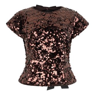 Ganni T-Shirts - - Blouses & Shirts - Damen - Braun - XS