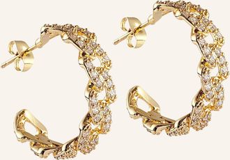 Crystal Haze Crystal Haze Ohrringe Mexican Chain Earrings By Glambou gold