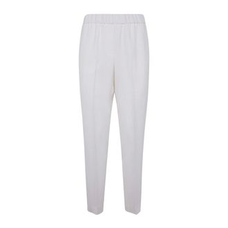 PESERICO Homme, Pantalons, Blanc, Taille: S Pantalon en viscose