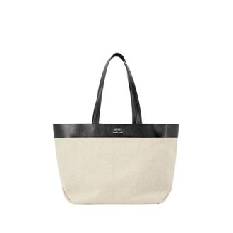 Ami Bauchtaschen - East West Logo Tote Bag - Gr. unisize - in Beige - für Damen